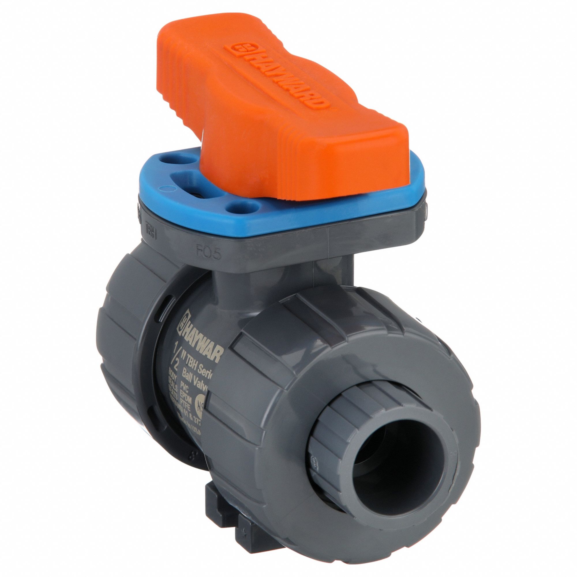 HAYWARD FLOW CONTROL, 1/2 in, PVC, Manual Two-Way Ball Valve - 466H59 ...