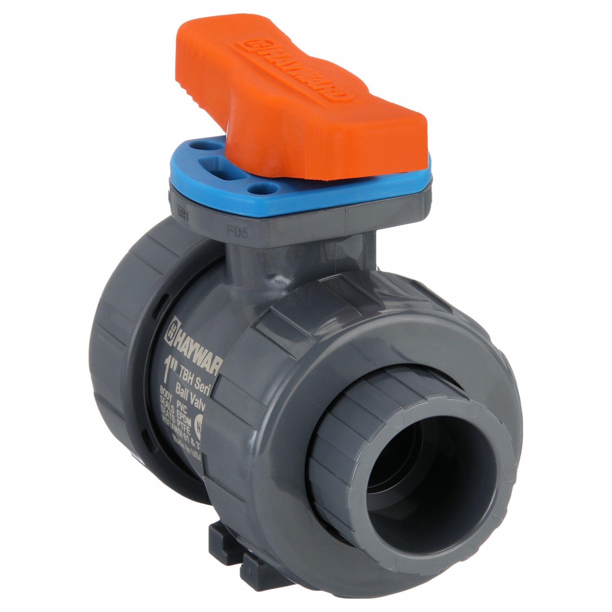 HAYWARD FLOW CONTROL, 1 in, PVC, Manual Two-Way Ball Valve - 466H63 ...