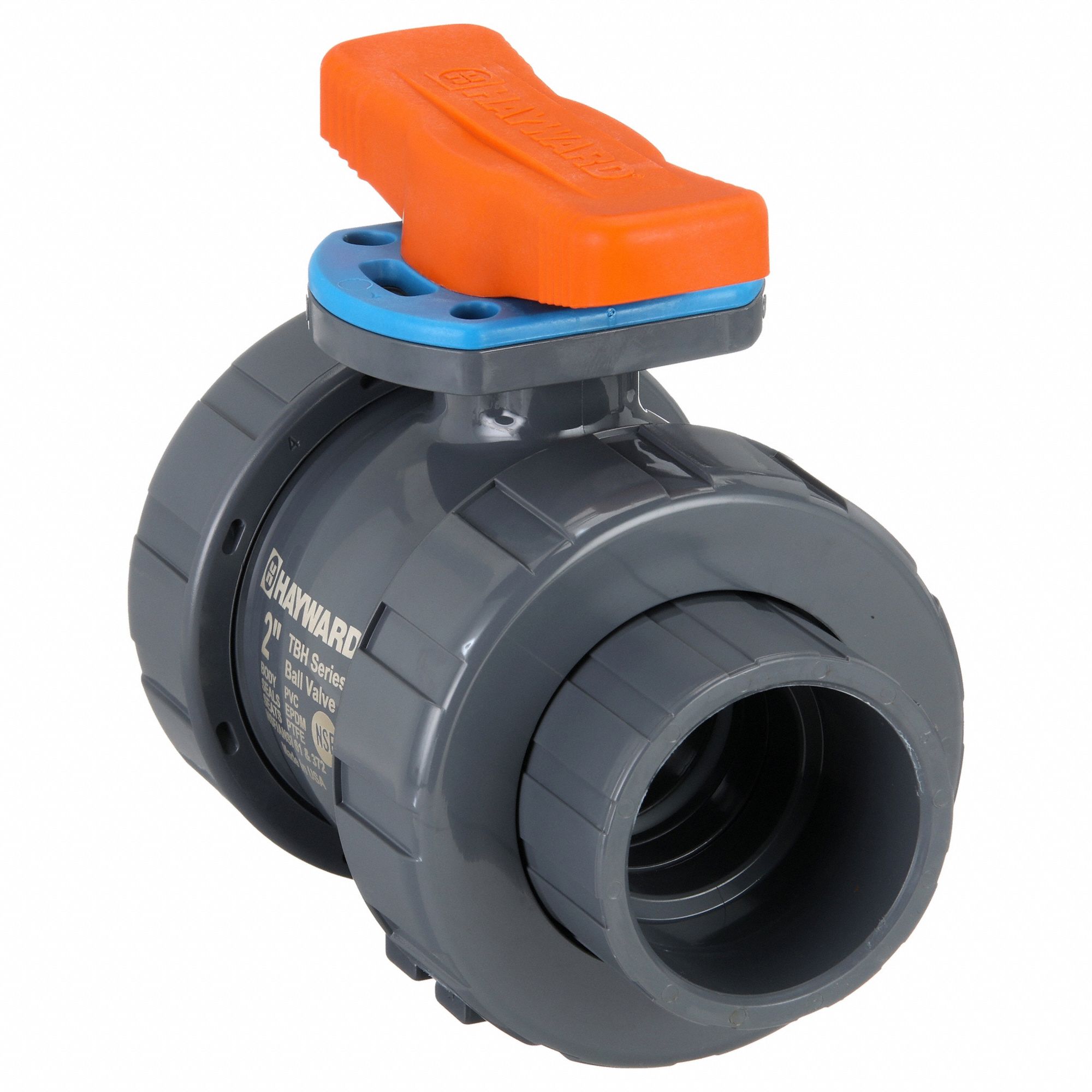 HAYWARD FLOW CONTROL, 2 in, PVC, Manual Two-Way Ball Valve - 466H69 ...