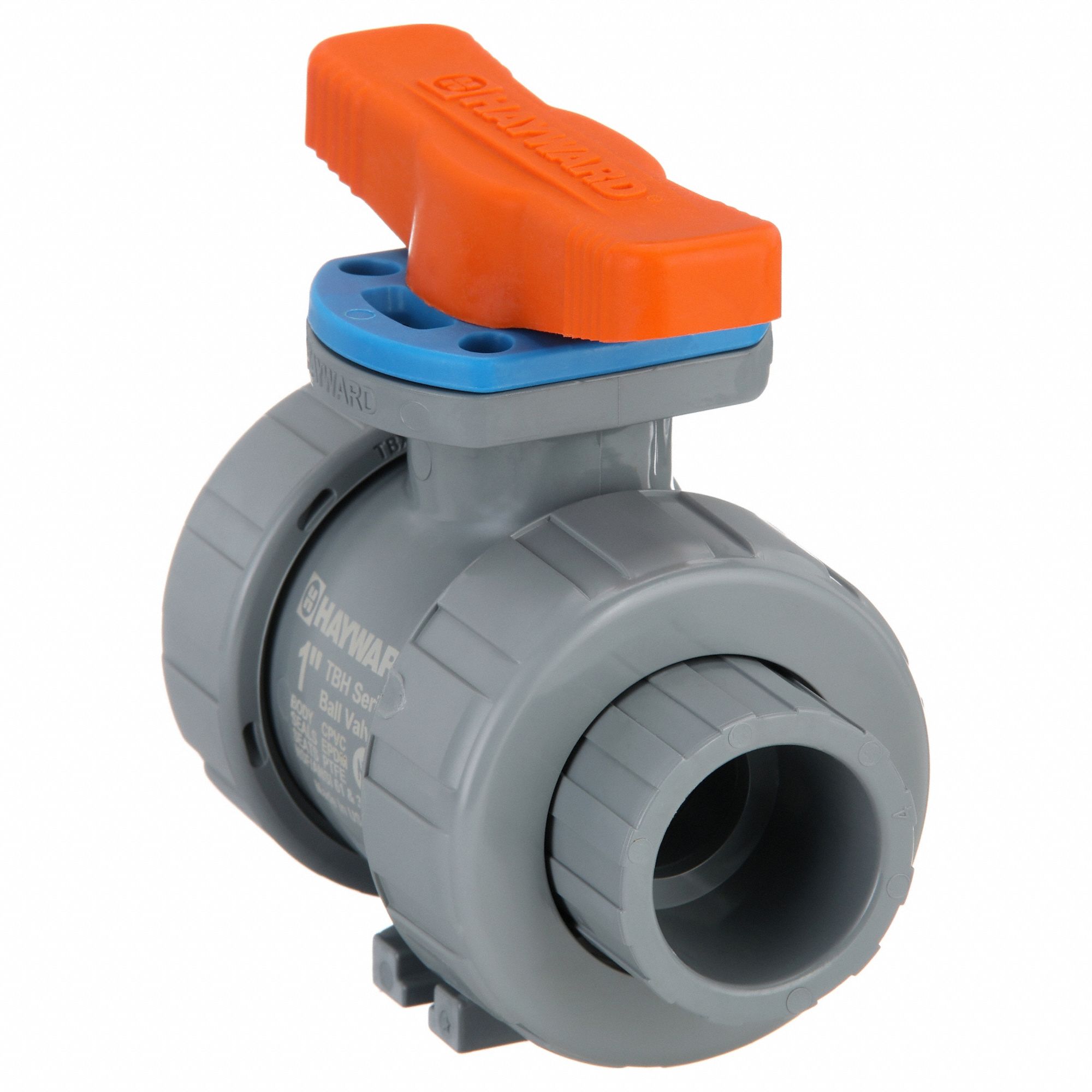 HAYWARD FLOW CONTROL, 1 in, CPVC, Manual Two-Way Ball Valve - 466H87 ...