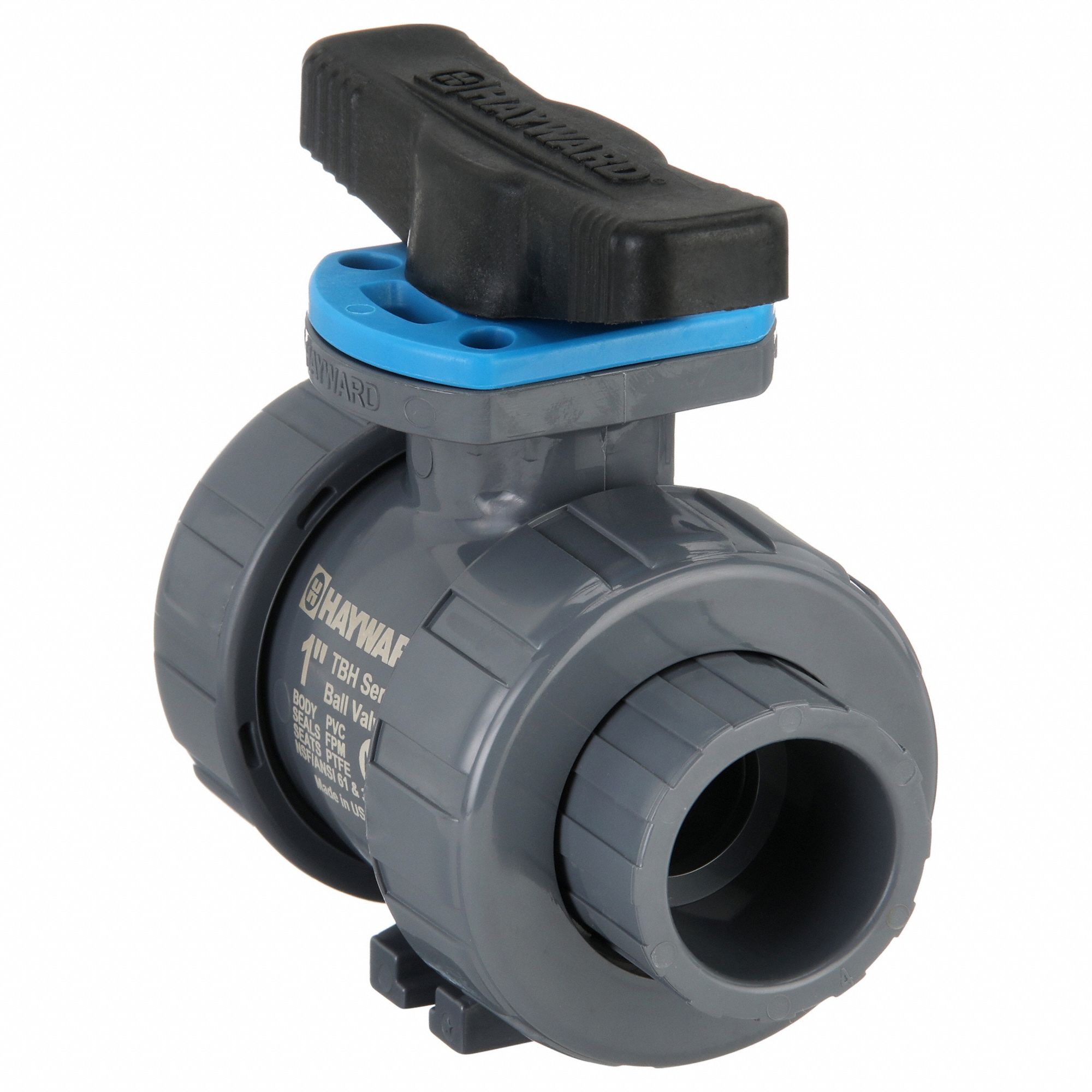 HAYWARD FLOW CONTROL, 1 in, PVC, Manual Two-Way Ball Valve - 466J60 ...