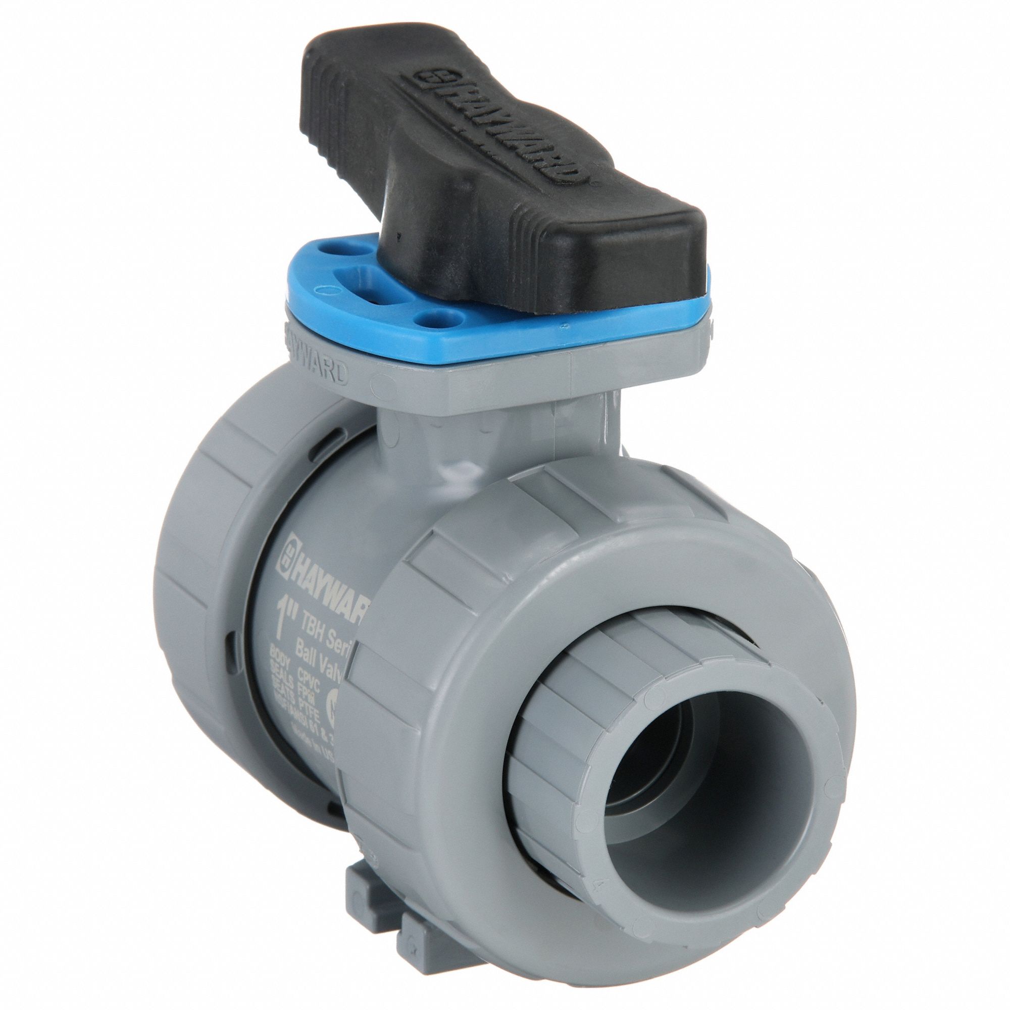 HAYWARD FLOW CONTROL, 1 in, CPVC, Manual Two-Way Ball Valve - 466J72 ...