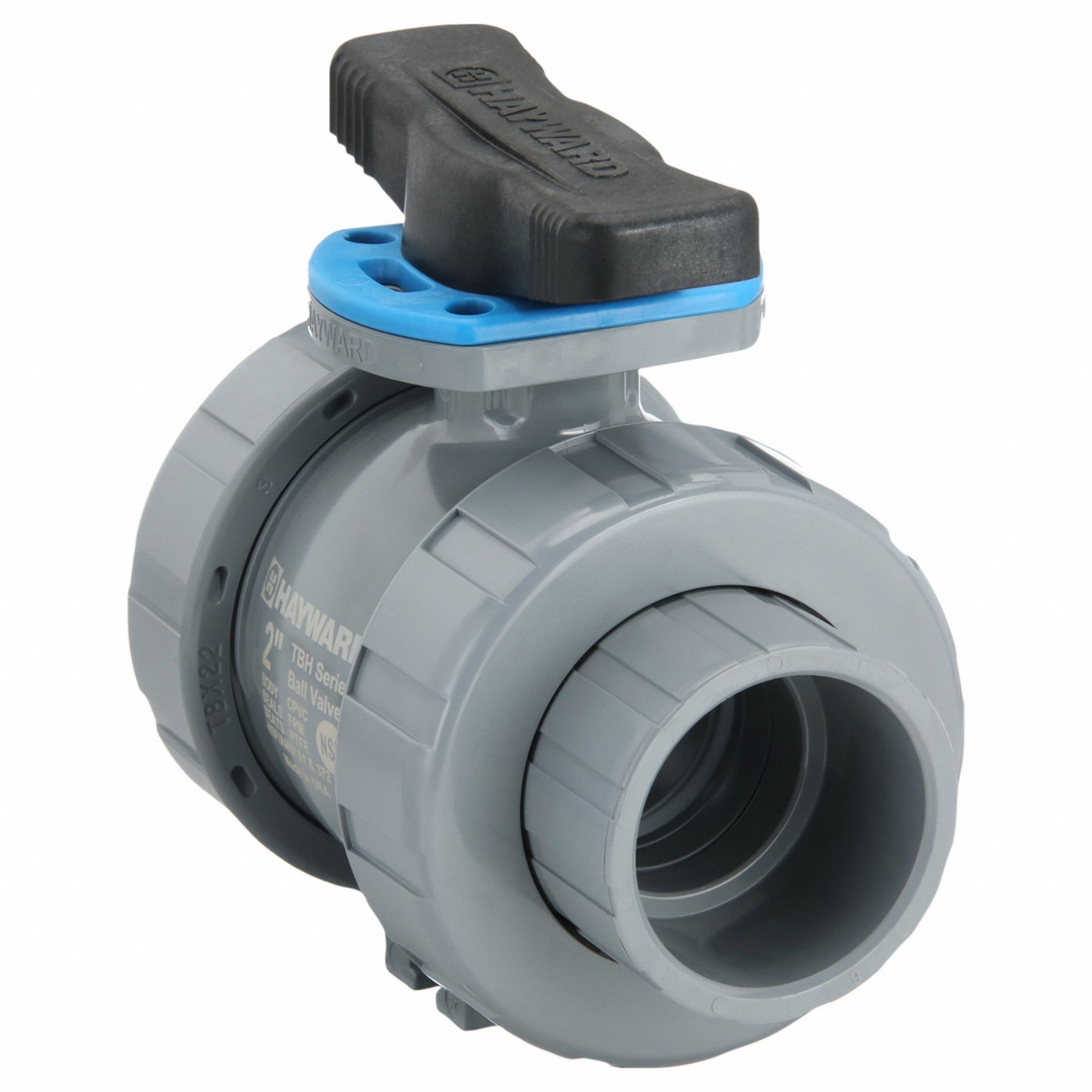 HAYWARD FLOW CONTROL, 2 in, CPVC, Manual Two-Way Ball Valve - 466J78 ...