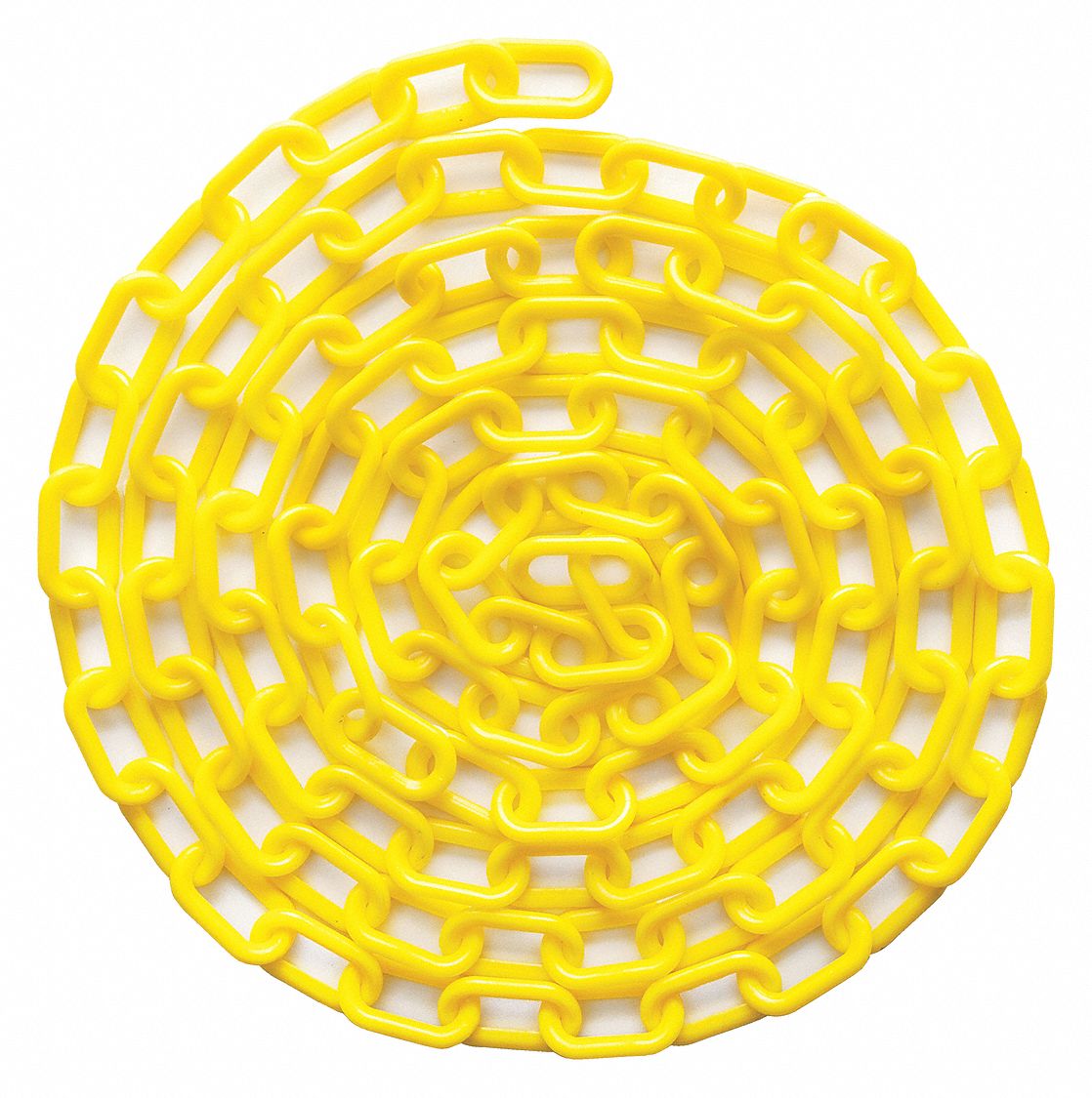 Plastic Chain,10 ft. L,Yellow - Grainger