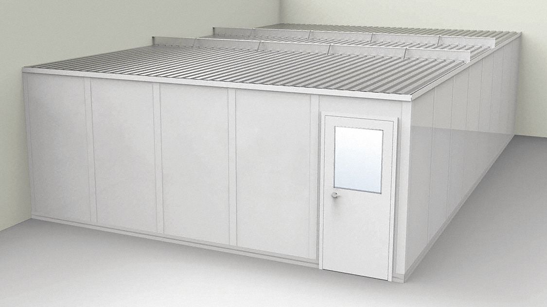 PORTA-FAB, 32 ft x 20 ft x 8 ft, 2 Walls, Modular In-Plant Office ...