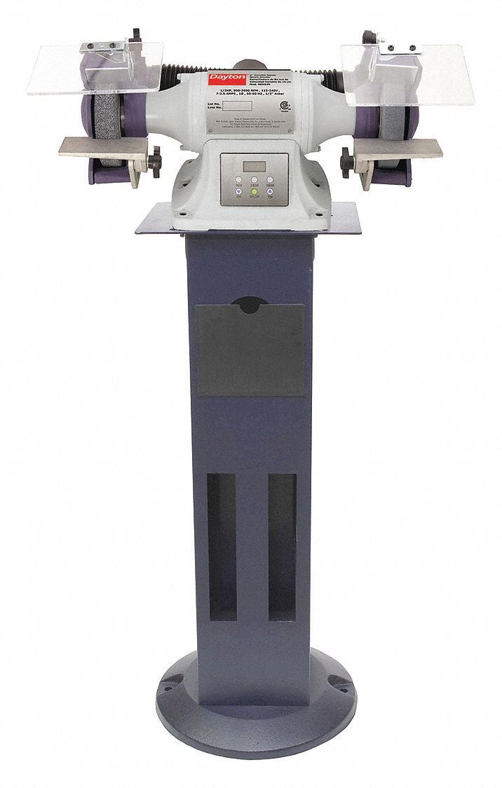 DAYTON, Variable Speed, 1/2 hp, Bench Grinder with Stand - 467L65 ...