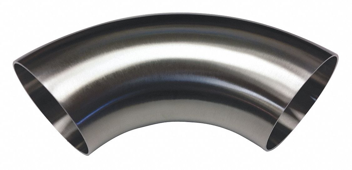 PRECISION STAINLESS - USA, 304 Stainless Steel, Butt Weld x Butt Weld, Elbow - 467M74|2WCL-0100 ...