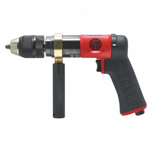 CHICAGO PNEUMATIC, 1/2 in Chuck Size, Industrial Duty, Drill - 468H65 ...