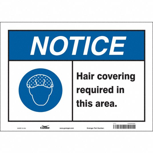 Vinyl, Adhesive Sign Mounting, Safety Sign - 468K89|468K89 - Grainger