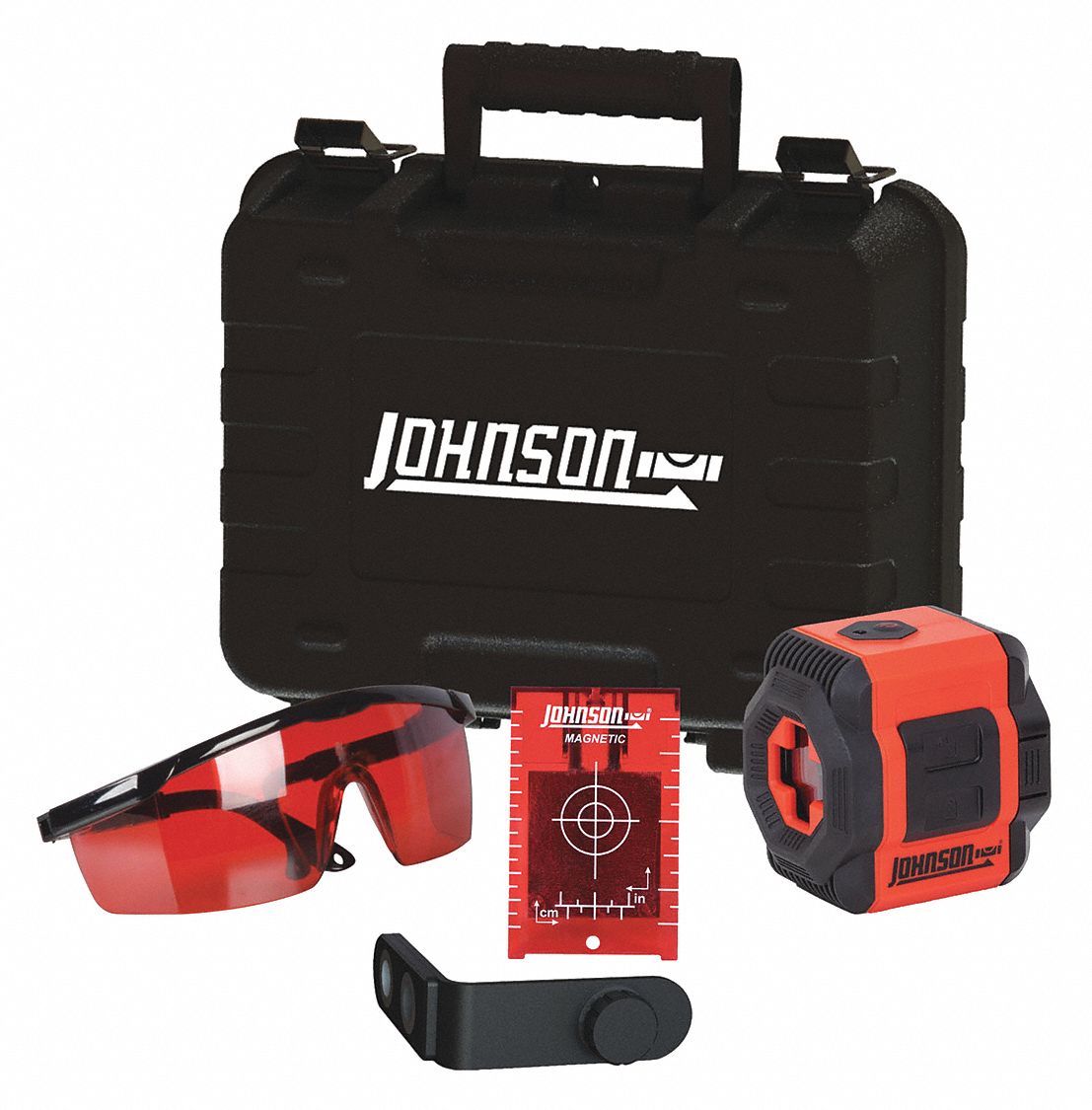 JOHNSON LEVEL, 2 Lines and 0 Dots, Red Beam, Cross Line Laser - 468V61 ...