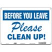 Housekeeping Signs - Grainger Industrial Supply