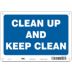 Housekeeping Signs - Grainger Industrial Supply