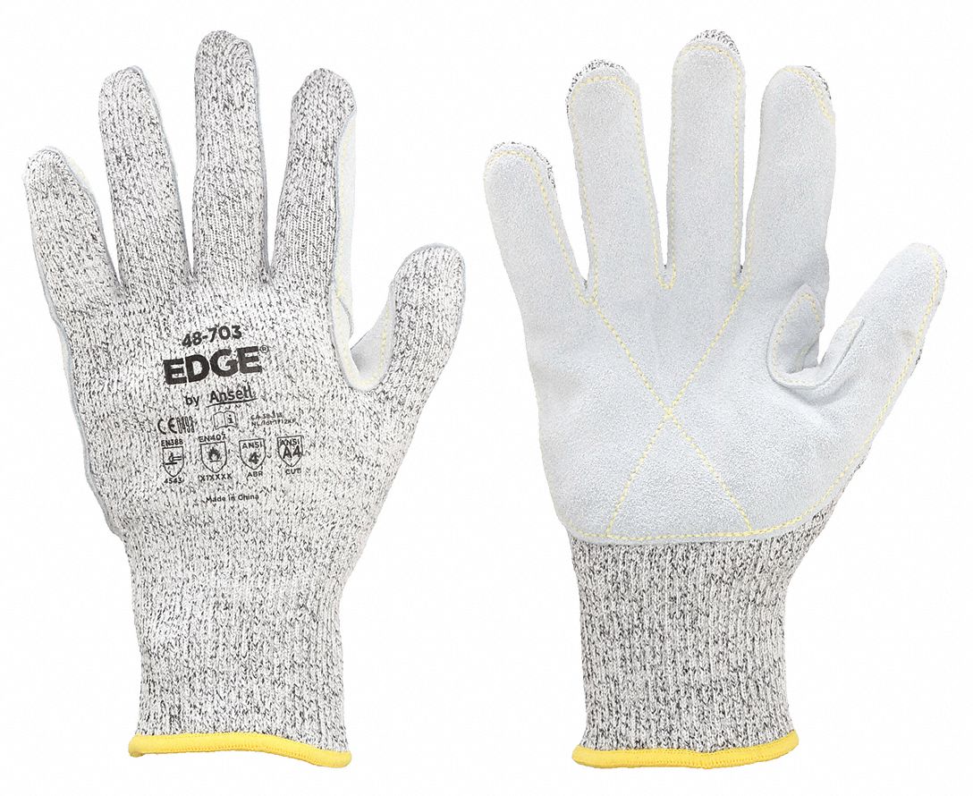 EDGE, ( 8 ), Sandy, Coated Gloves - 469D12|48-703 - Grainger