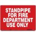Fire Department Connection (FDC) Signs - Grainger Industrial Supply