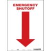 Emergency Shut-Off Signs - Grainger Industrial Supply