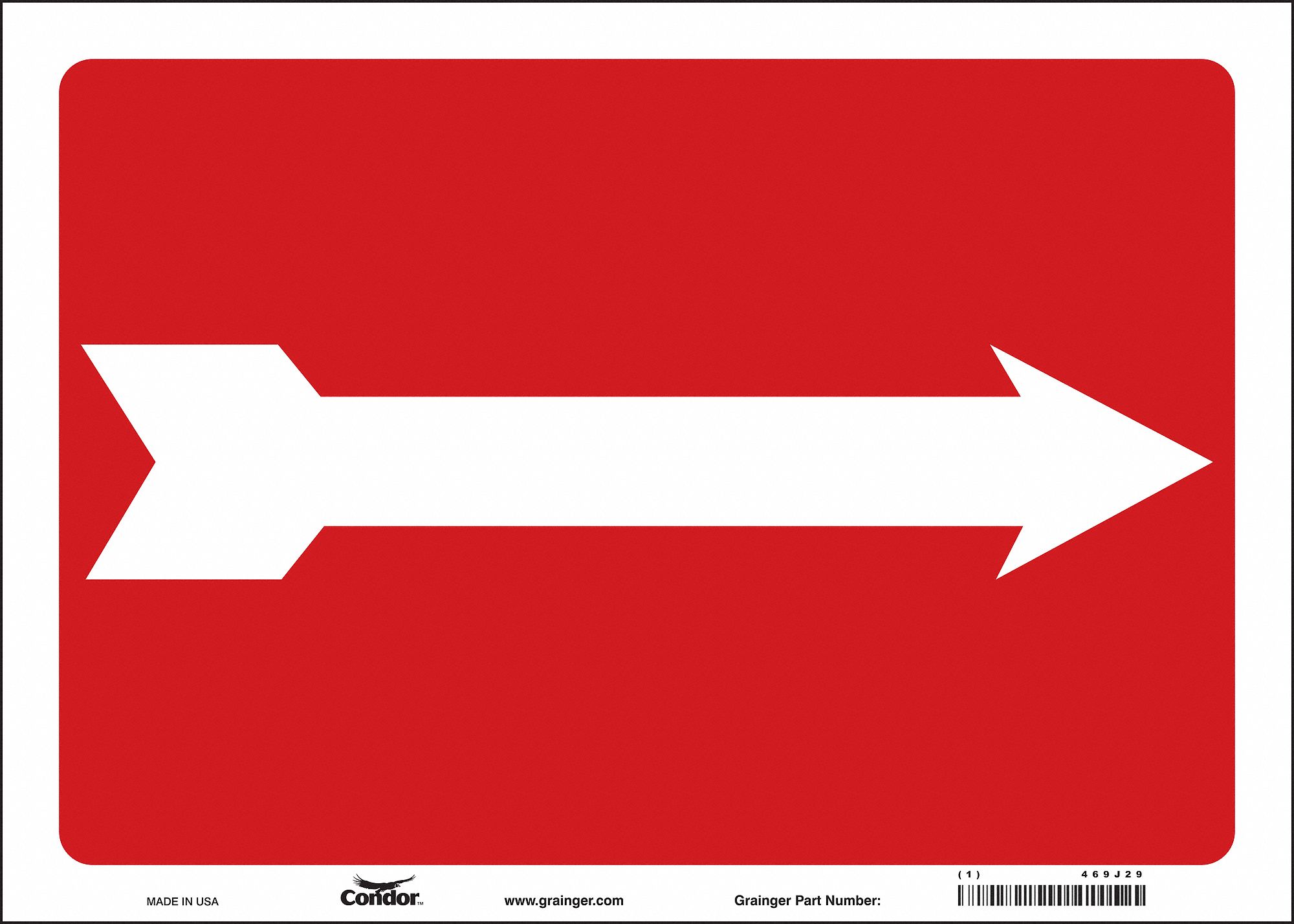 Vinyl, Adhesive Sign Mounting, Safety Sign - 469J29|469J29 - Grainger