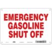 Emergency Shut-Off Signs - Grainger Industrial Supply