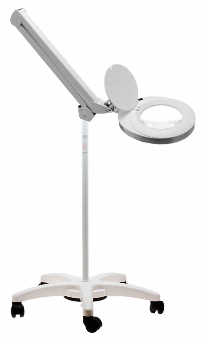 AVEN, LED, 2.25x, Round Magnifier Light - 469K22|26501-LED-STN - Grainger