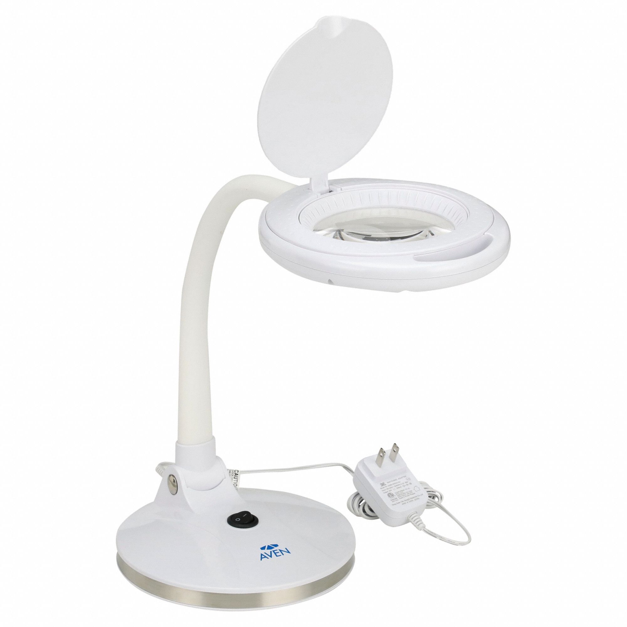 AVEN, LED, 2.25x, Round Magnifier Light - 469K26|26507-XL5 - Grainger