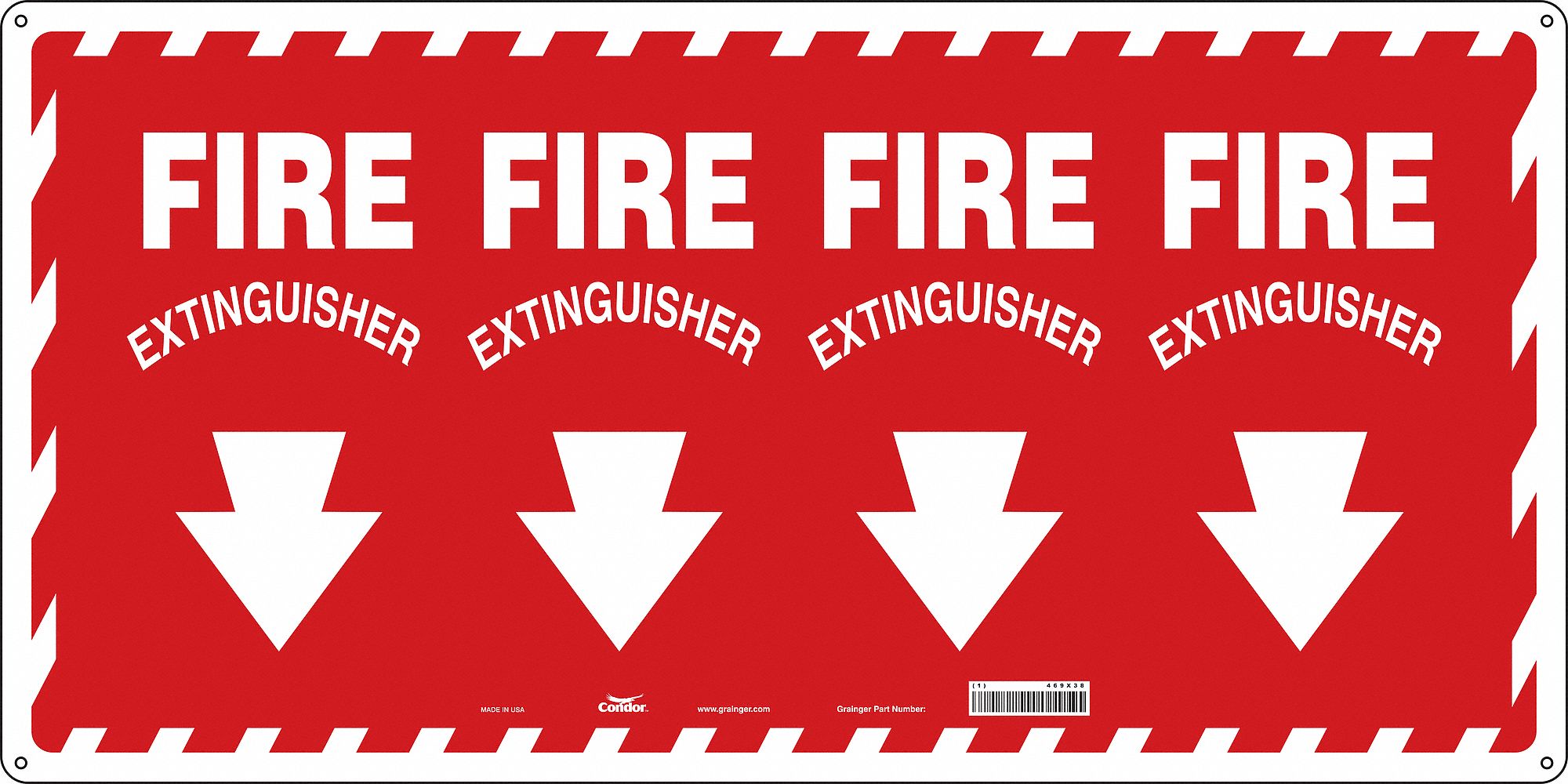 Vinyl, Adhesive Sign Mounting, Safety Sign - 469X38|469X38 - Grainger