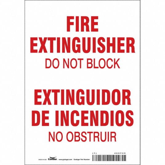 Vinyl, Adhesive Sign Mounting, Safety Sign - 469Y25|469Y25 - Grainger