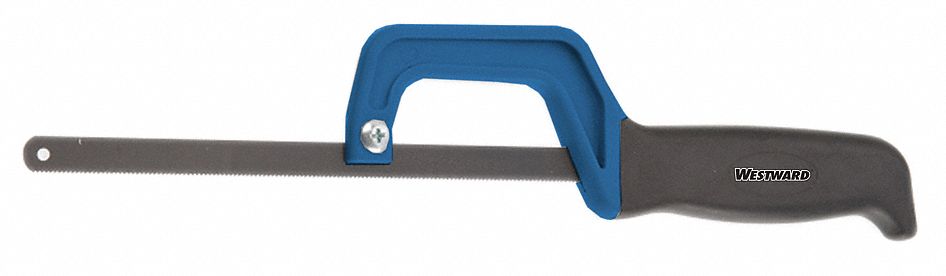 WESTWARD, 12 in Blade Lg, Steel, Mini Hacksaw - 46A922|46A922 - Grainger