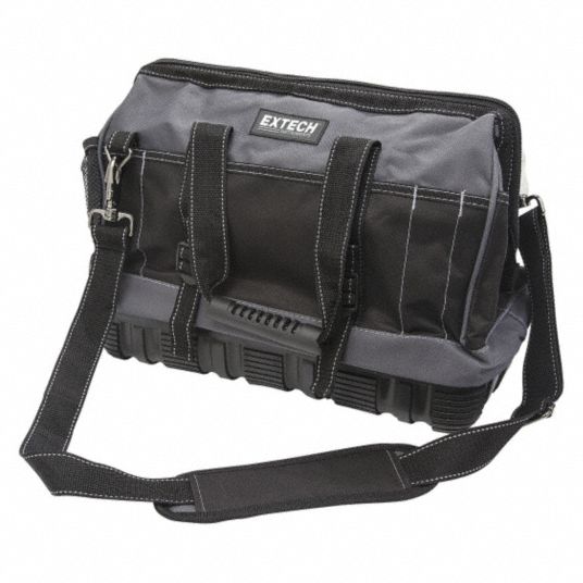 Polyester, Tool Bag, Number of Pockets 20, 17 in Overall Width, 9 in ...