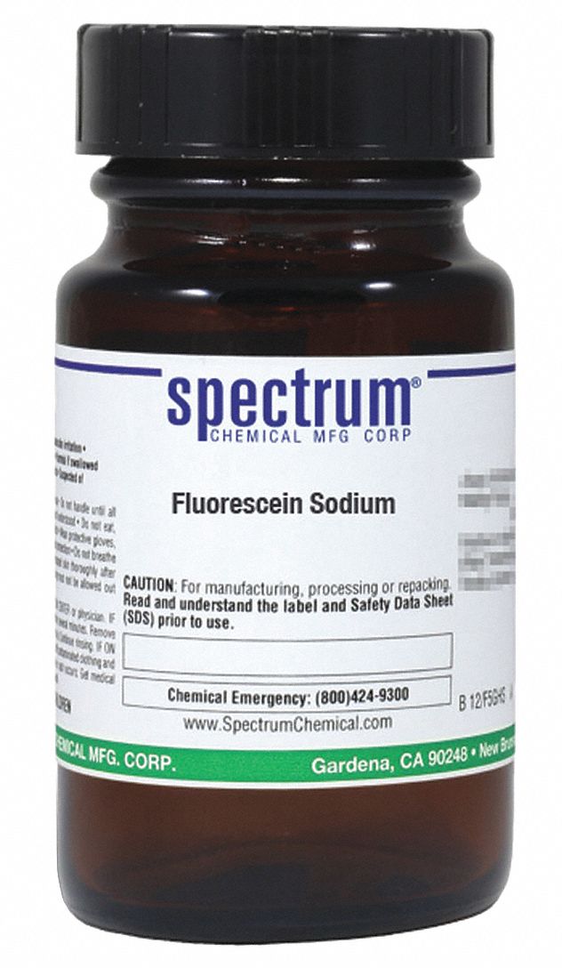 Lab, 25 g, Fluorescein Sodium - 46AL55|F1272-25GM - Grainger
