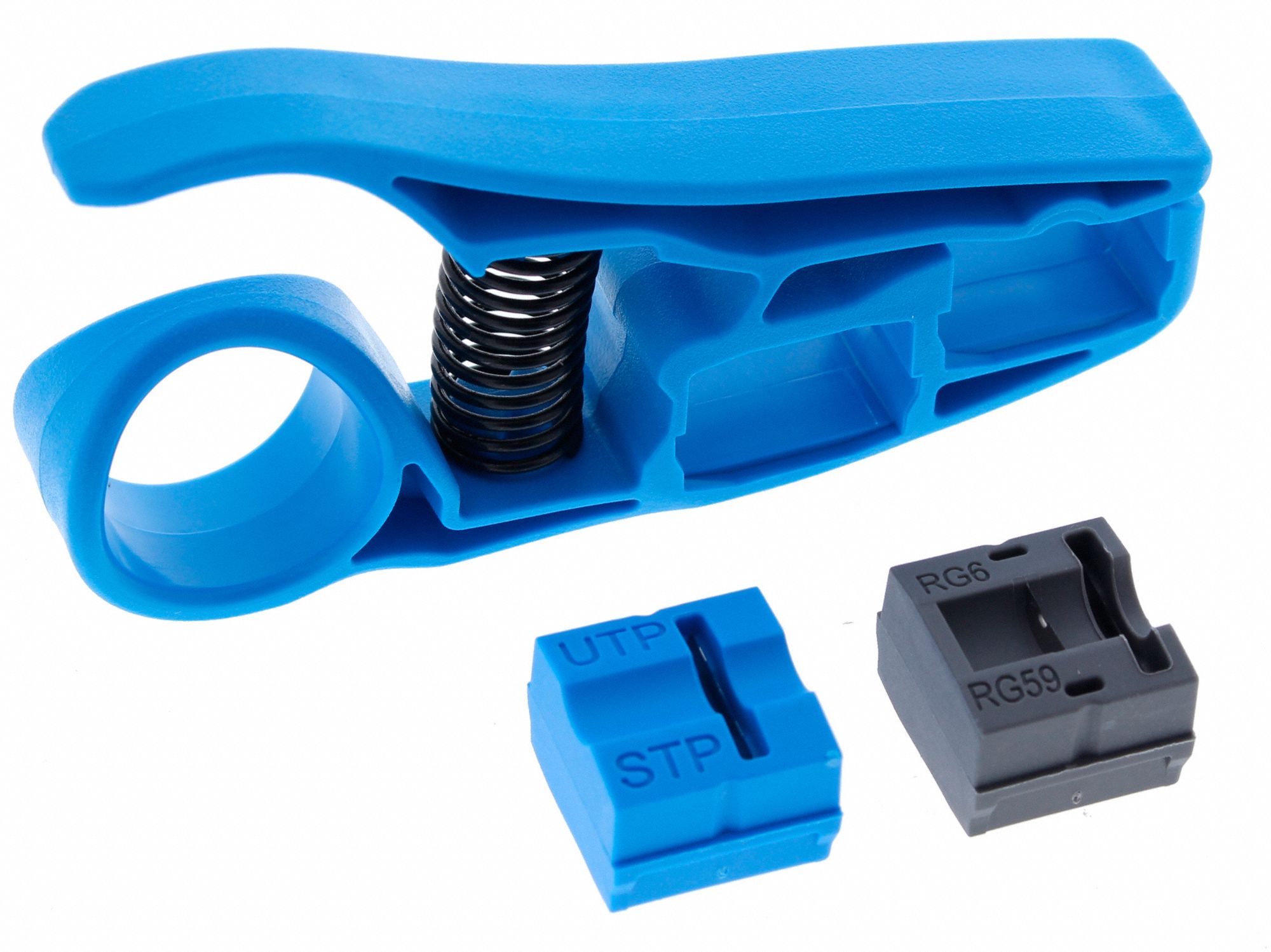 IDEAL Coax Cable Stripper: 1/4 in, For Cat 5E/Cat 6/RG-59/RG-6 Cable ...