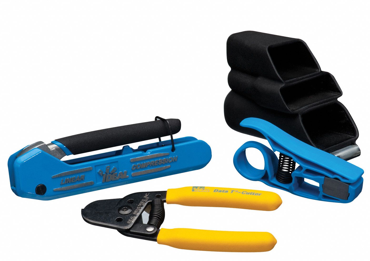 IDEAL Communications Tool Kit: 4 Pieces, Electrical and Telecomm Tools ...