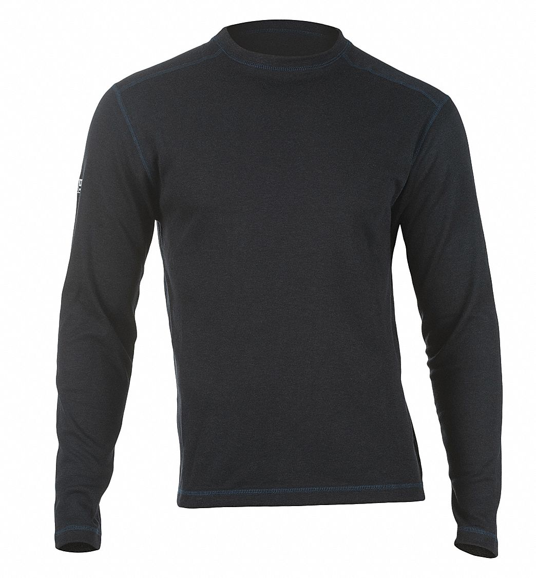 DRAGONWEAR FLAME RESISTANT SHIRT,SZ 3XL,NAVY - Arc Flash & Flame ...