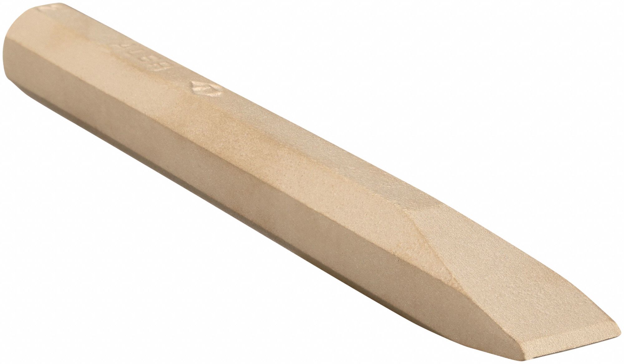 AMPCO Cold Chisel: Non-Sparking, Aluminum Bronze, 11/16 in Blade Wd, 9 ...