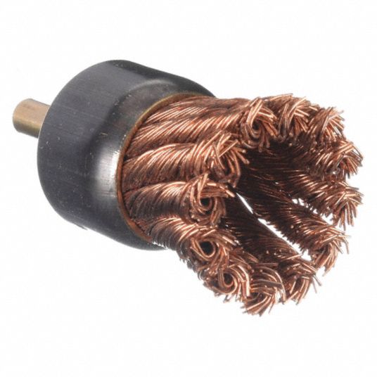 AMPCO, Std Twist Knot, 1 in Dia, End Brush - 46C041|EB-1K - Grainger