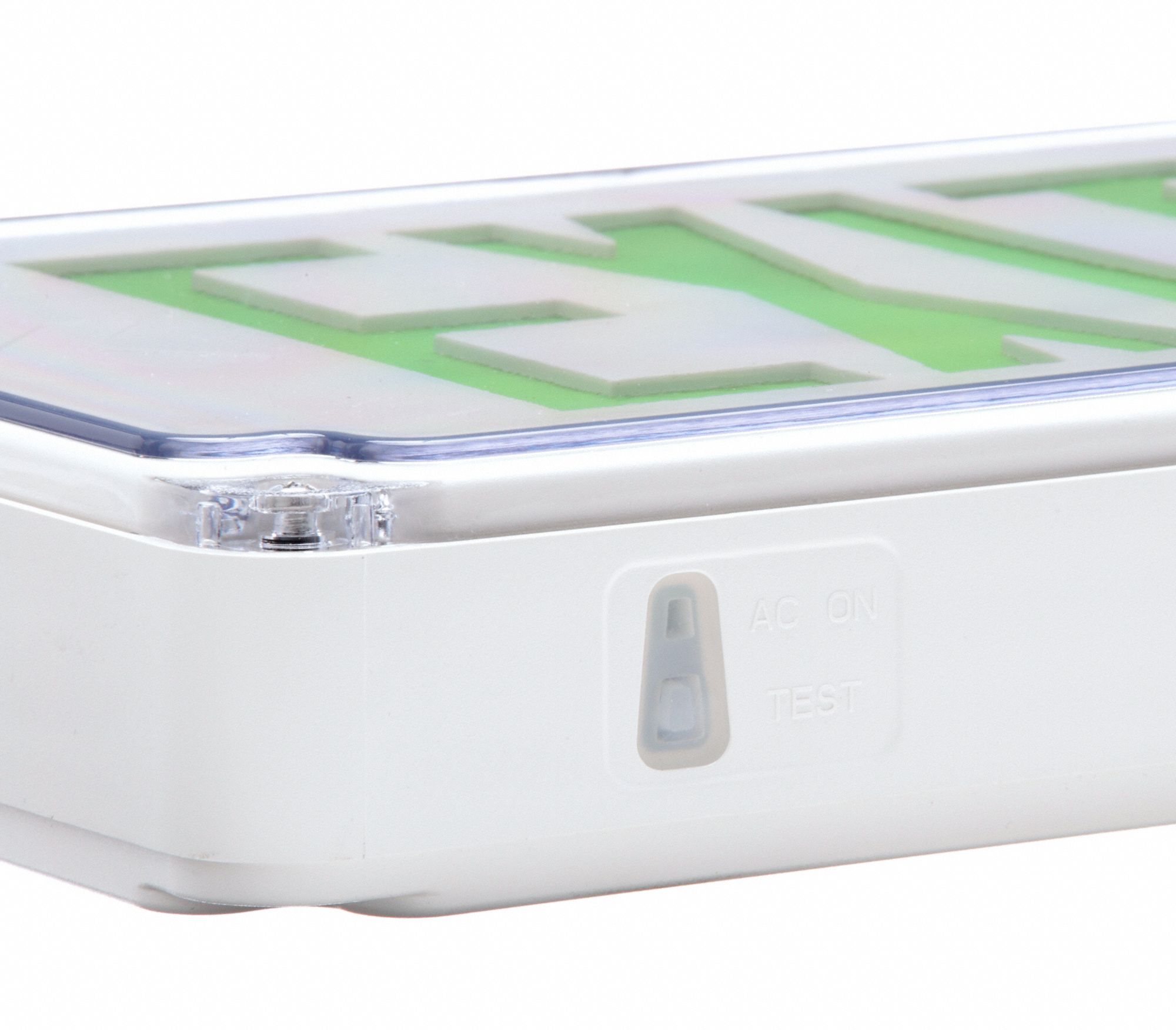 LITHONIA LIGHTING Exit Sign: Without Battery Backup, Green, 1 Faces ...