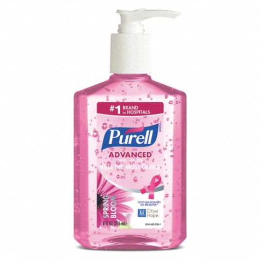PURELL, Pink Spring Blossom, Alcohol, Hand Sanitizer - 46C643|3014-12 ...