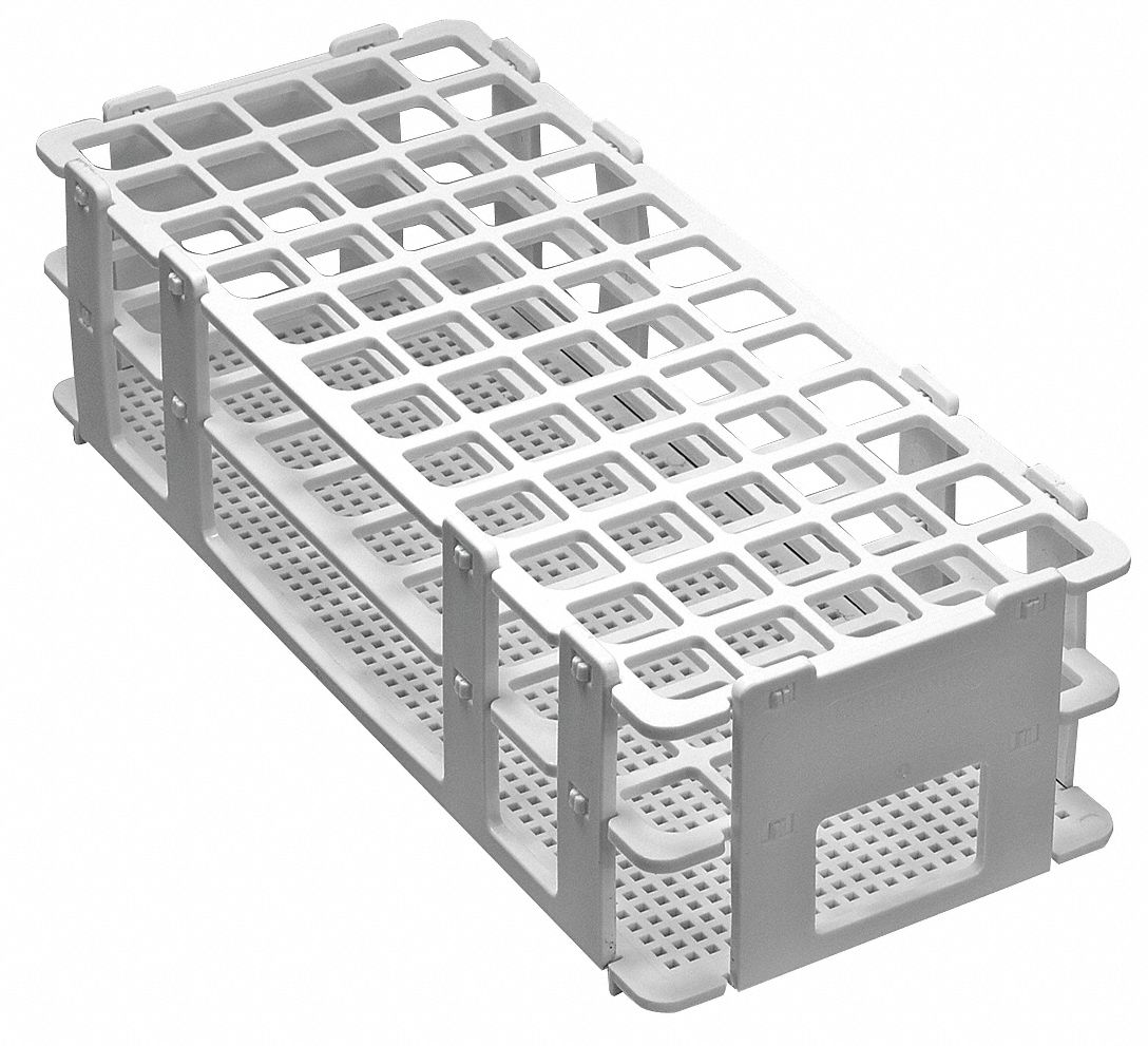 4 1/8 in Overall Wd, 2 1/2 in Overall Ht, Tube Rack - 46C879|F18745 ...