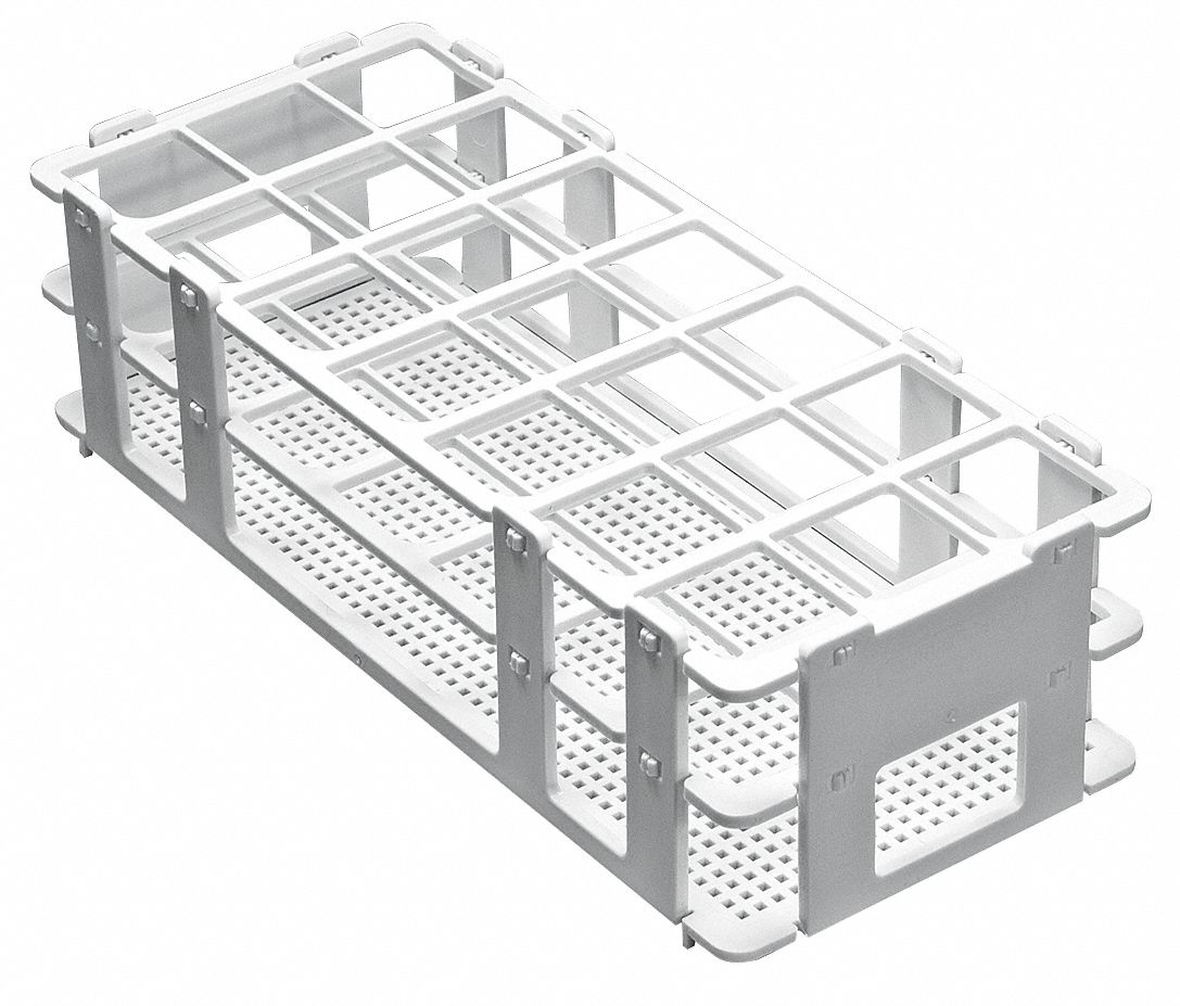 4 1/8 in Overall Wd, 2 1/2 in Overall Ht, Tube Rack - 46C881|F18745 ...