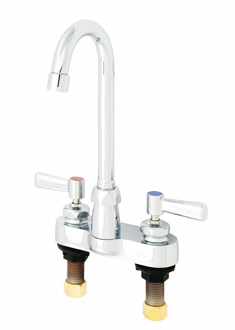 Zurn, AquaSpec, Gooseneck Bathroom Faucet - 46CD99|Z812A1-XL-3F - Grainger