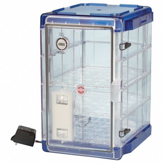 Non-Vacuum, Rectangular, Cabinet Desiccator - 46D054|F42074-1116 - Grainger