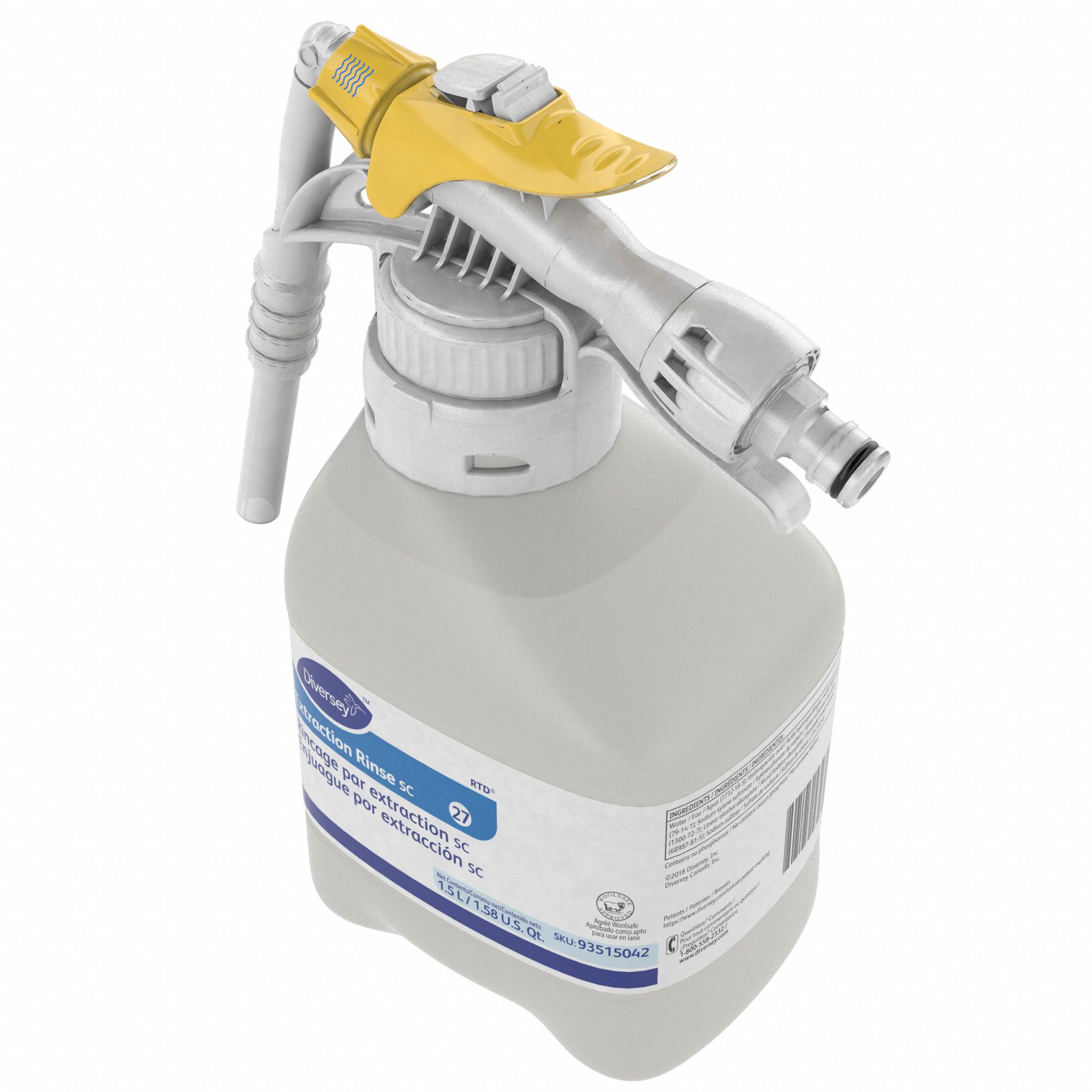 DIVERSEY Carpet Extraction Rinse: Diversey, 27, Fits RTD Dispenser ...
