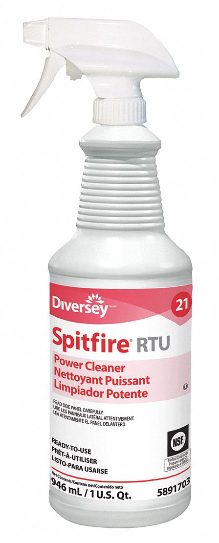 Heavy Duty Cleaner, Trigger Spray Bottle, PK 12 - Grainger