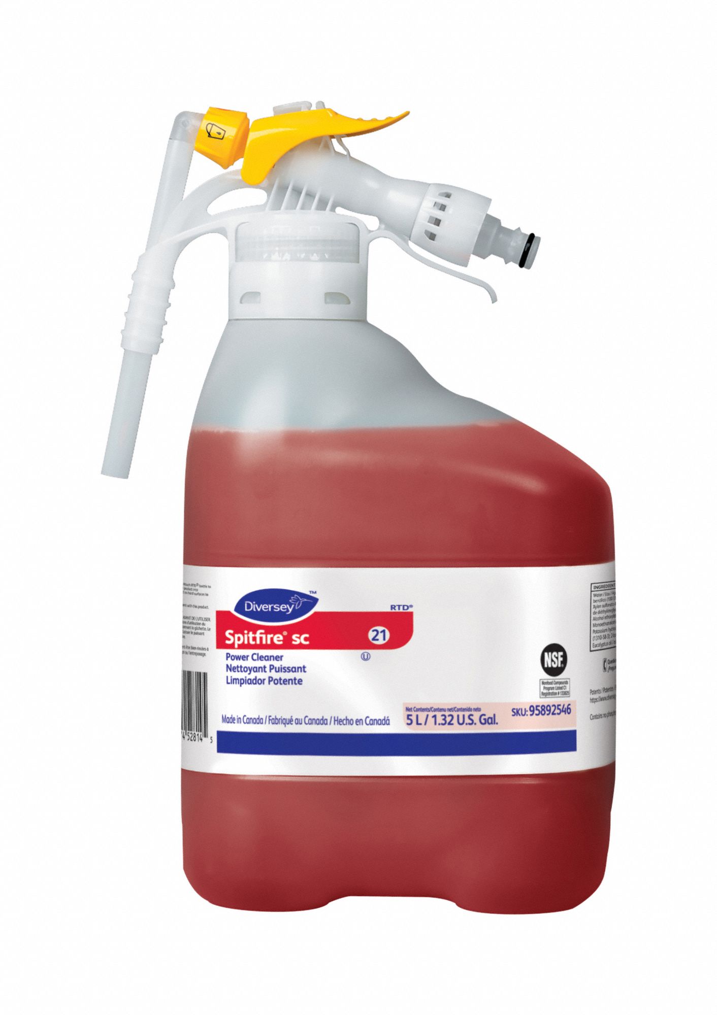 DIVERSEY, Spitfire, 21, Solvent Cleaner - 46E778|95892546 - Grainger