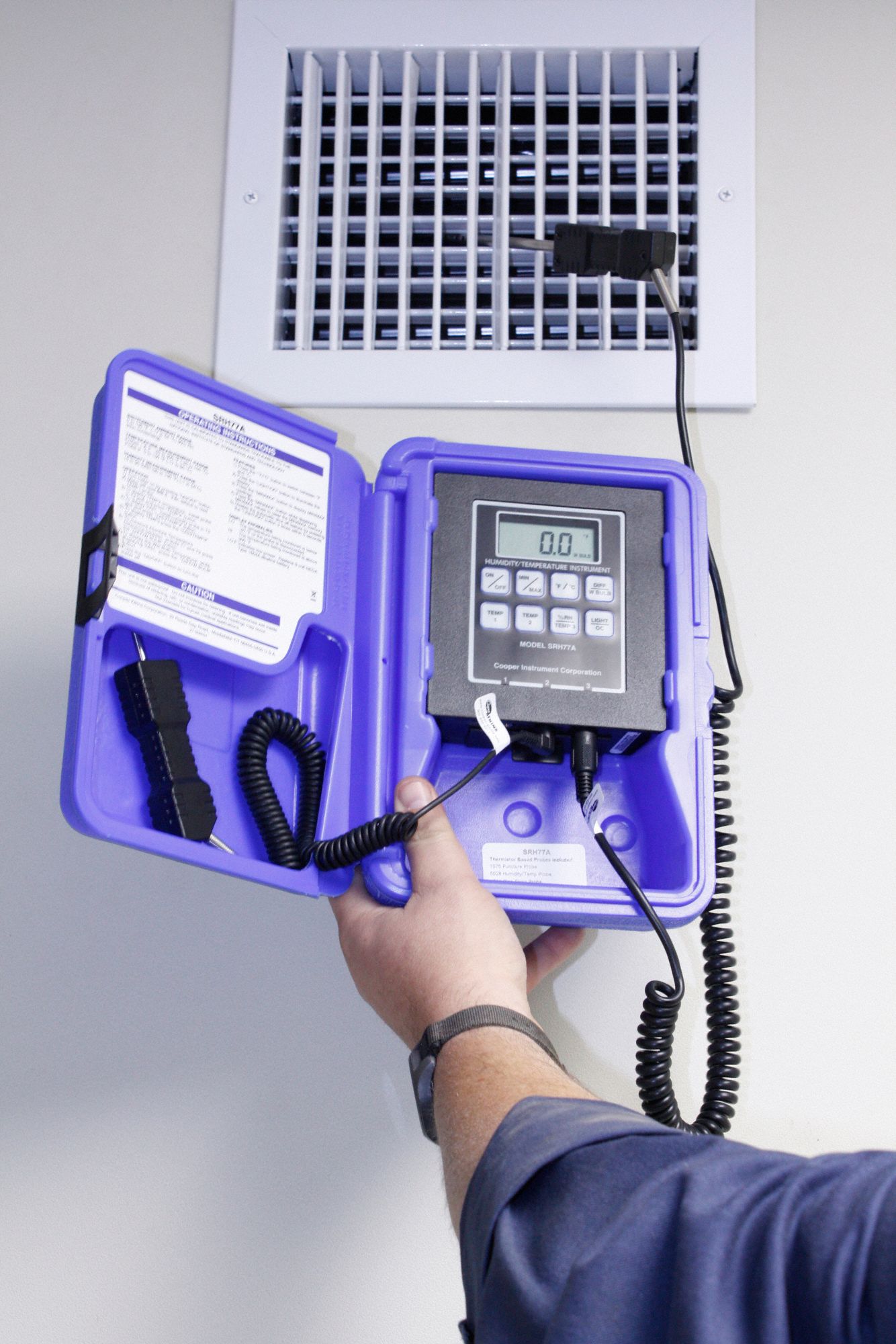 COOPER ATKINS Temperature/Humidity Tester: Thermistor Temp Meter with ...