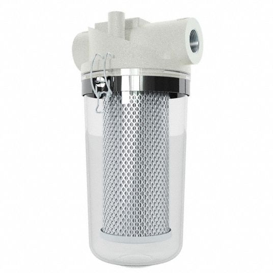SOLBERG, 5 micron Rating, 99% Efficiency, T-Style Inlet Vacuum Filter ...