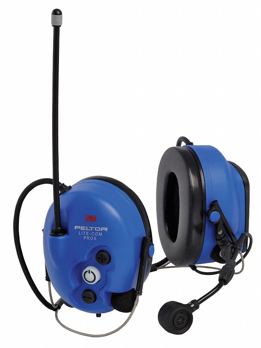 3M, Behind-the-Neck Earmuff, 26 dB NRR, Headset - 46F839|MT7H7B4010-NA ...