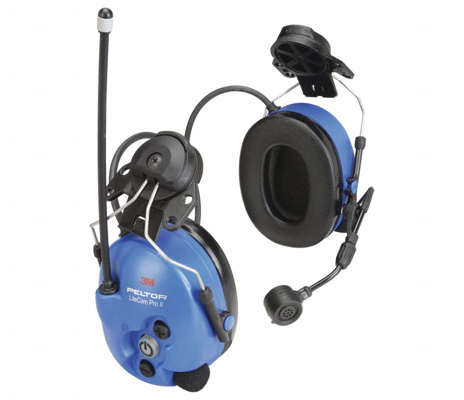 3M Orejeras Electrón,Azul - Audífonos para Radios de Dos Vías - 46F840 ...