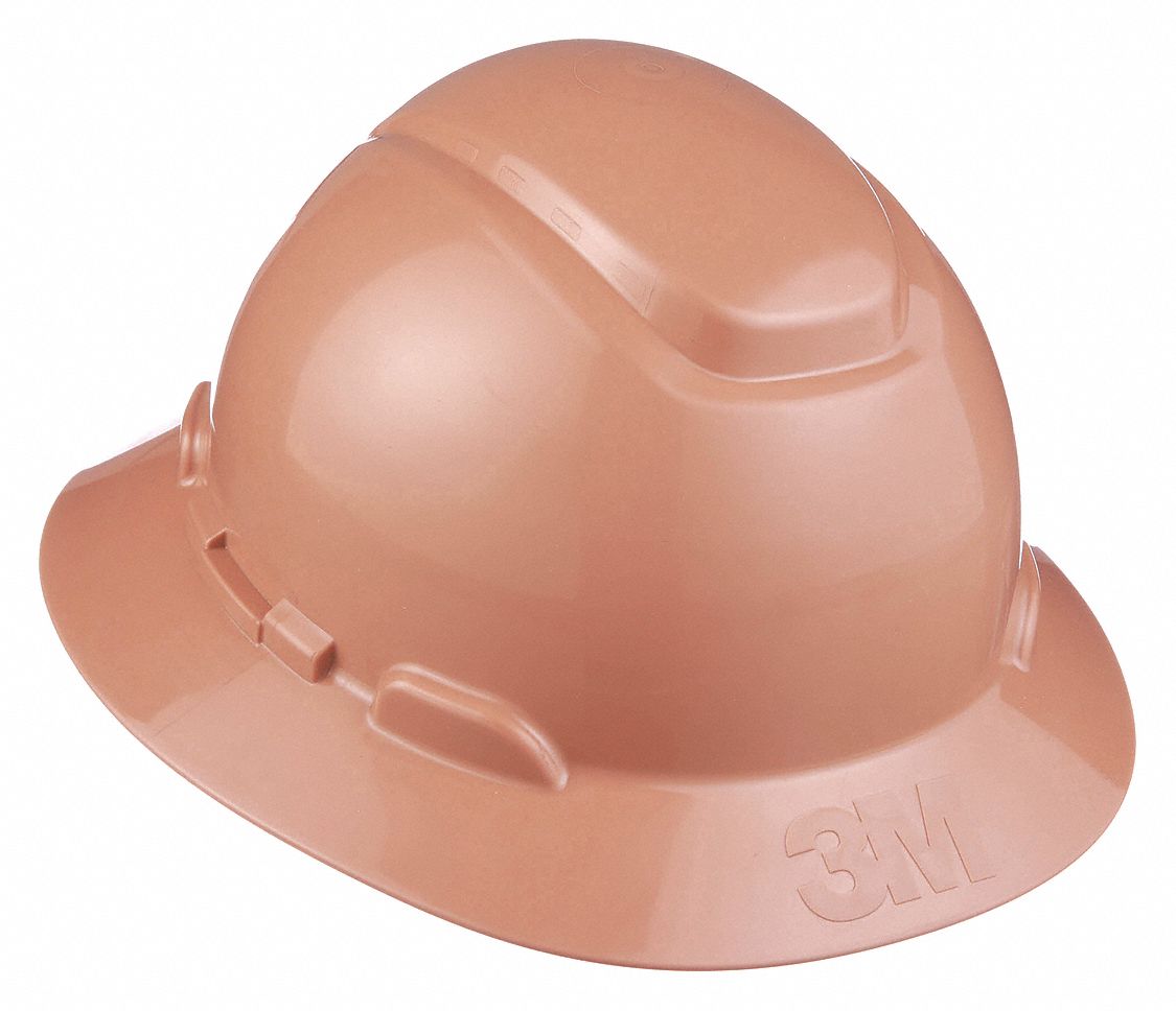 3M, Tan, No Graphics, Hard Hat - 46G040|H-811R - Grainger