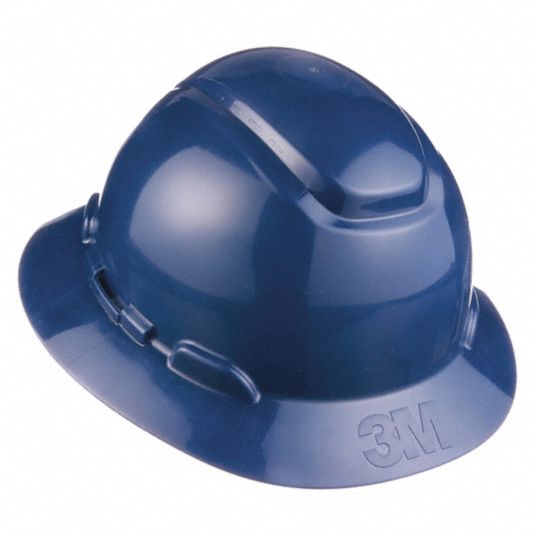 3M, Dark Blue, No Graphics, Hard Hat - 46G061|H-810R-UV - Grainger