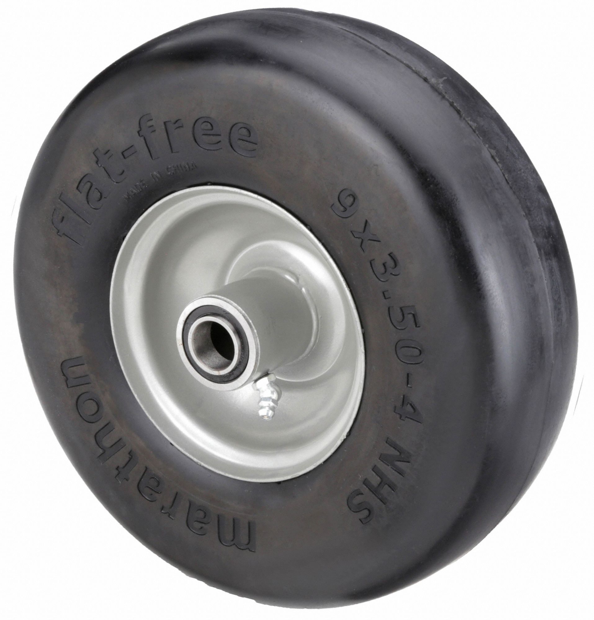 MARASTAR, 9 5/16 in Wheel Dia., 1 3/4 in Wheel Wd, Flat-Free Wheel ...
