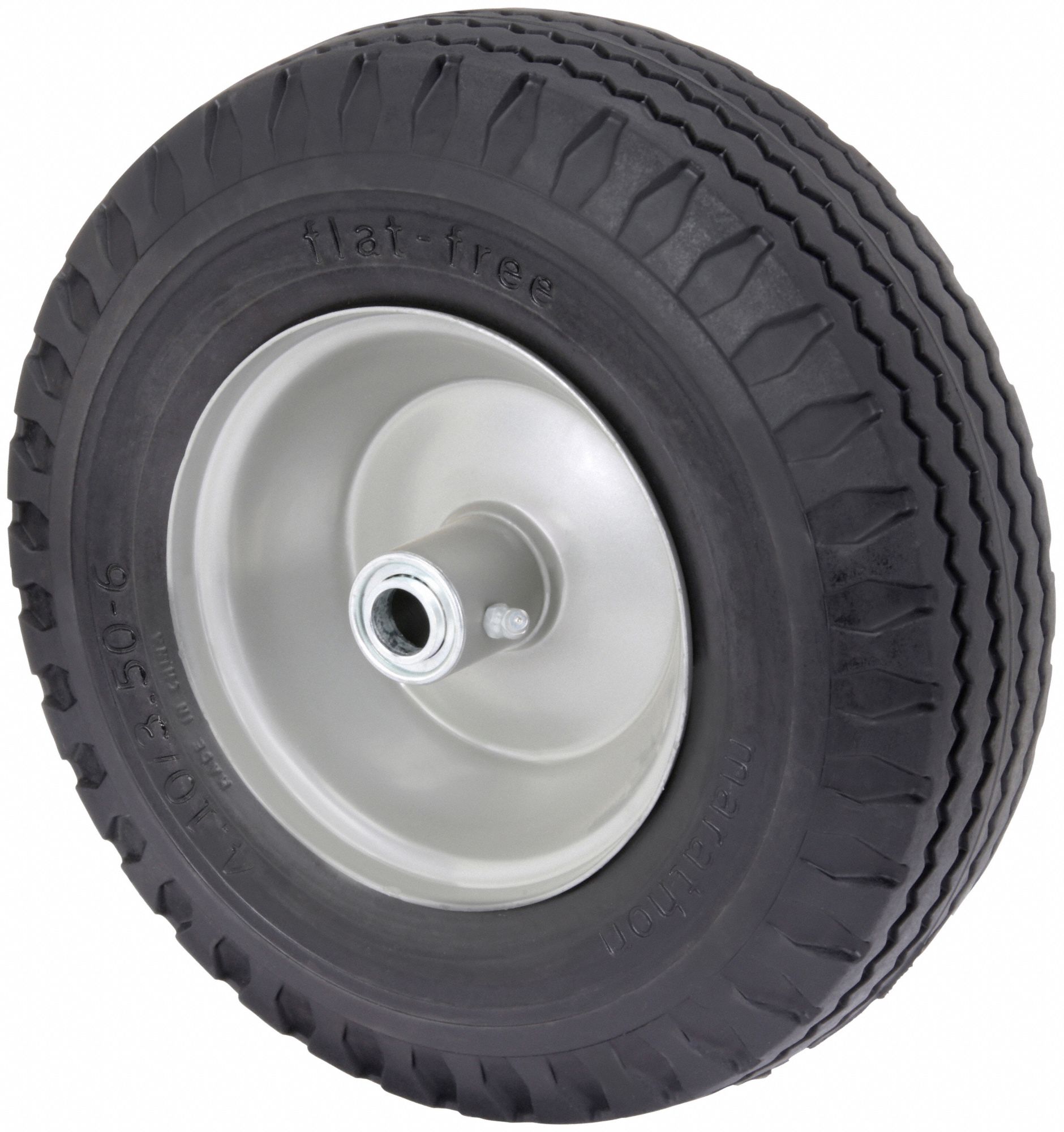 MARASTAR, 12 7/16 in Wheel Dia., 1 7/8 in Wheel Wd, Flat-Free Wheel ...